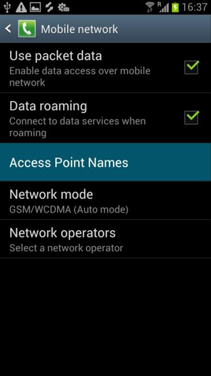How to enable internet on the Samsung Galaxy S 3 after changing ...